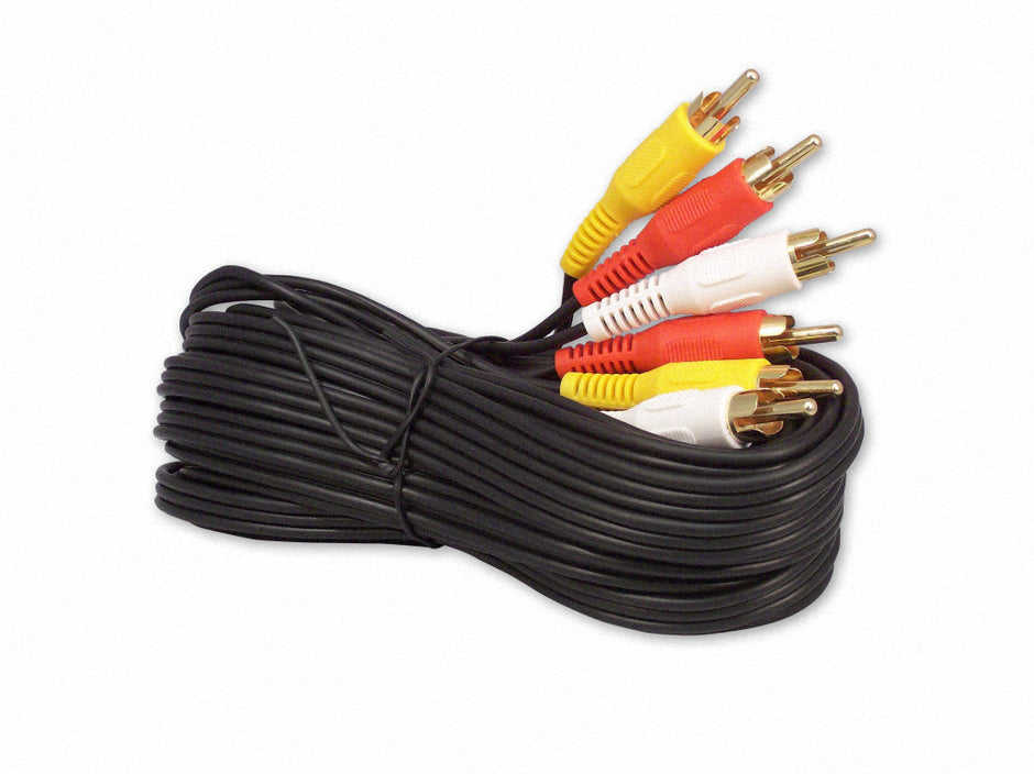 RCA 3 Male to 3 Male Audio / Video Cables – Your Cable Store